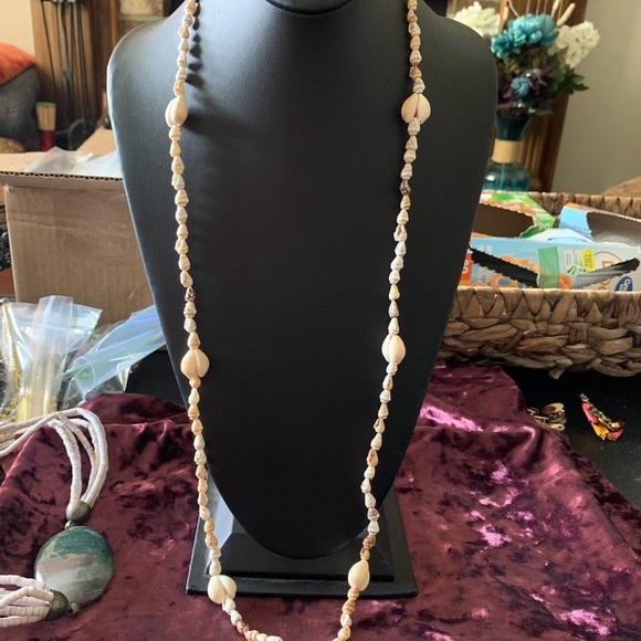 Jewelry | Very Long Shell Necklace | Poshmark